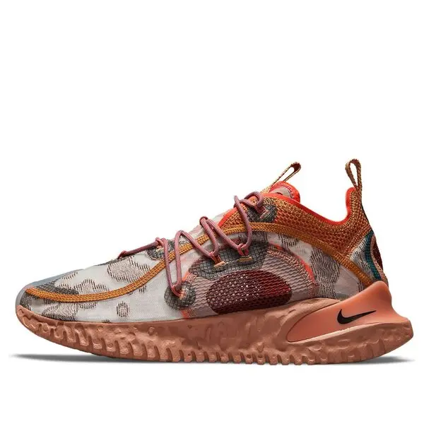 Nike Ispa Flow 2020 "desert Sand" Sneakers - Brownred/gray