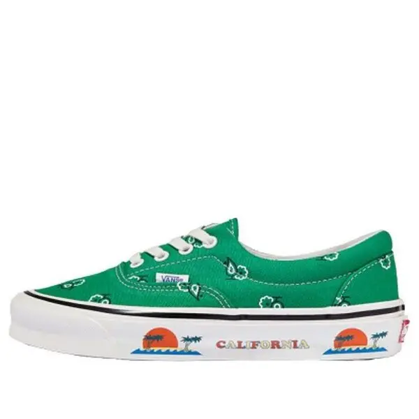 VANS Og Era Lx Paisley Fern Low Top Sneakers - Green