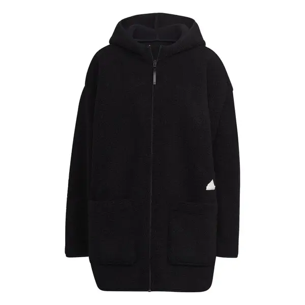 Adidas Polar Fleece Long Hooded Track Top