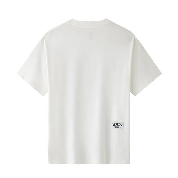 LI-NING Badfive Graphic T-shirt 'white Blue