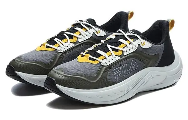 FILA Wolf Running Sneakers - Grey/green/black