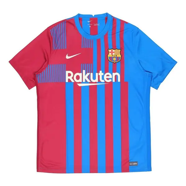 Nike Fc Barcelona 21/22 Fan Edition Jersey - Blue