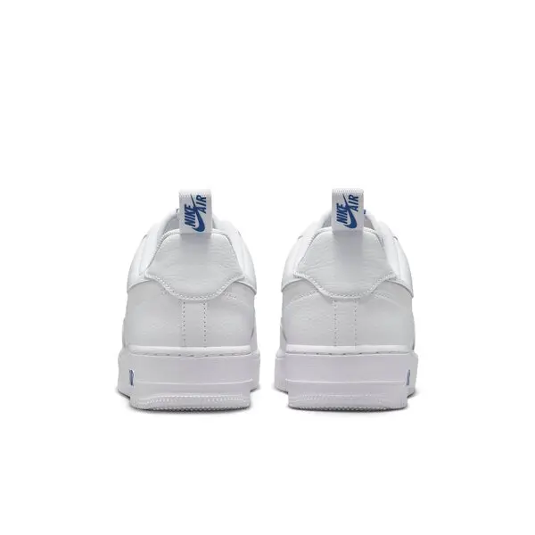 Nike Force 1 Low Cut Out Sneakers - White/blue