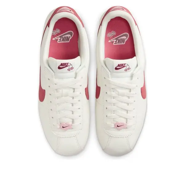 Nike Cortez Se "valentine's Day" Sneakers - Sail/red/pink