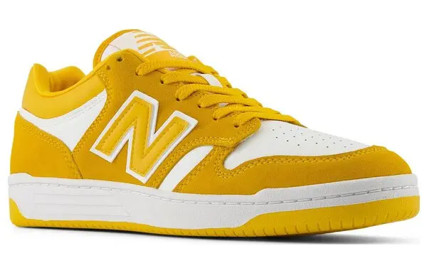 NEW BALANCE 480 Low Top Sneakers - Yellow/white