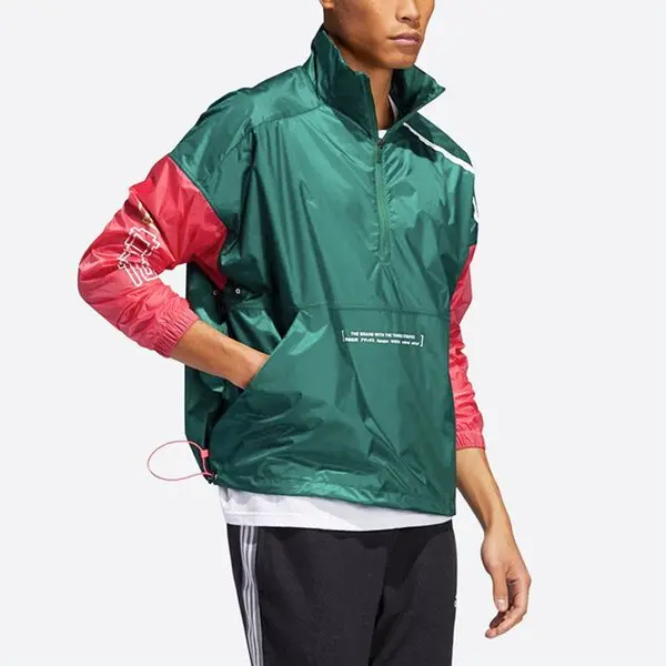 Adidas Jacket With Colorblock And Graphic Details