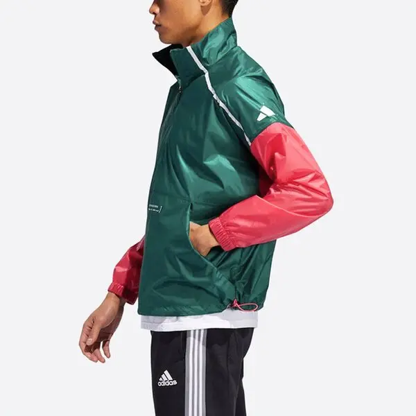 Adidas Jacket With Colorblock And Graphic Details