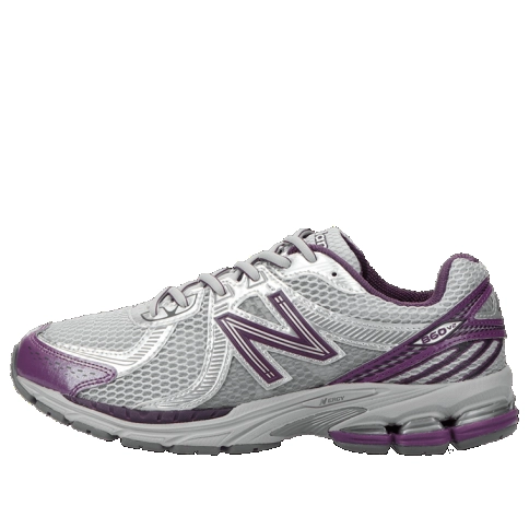 NEW BALANCE 860 V2 Athletic Sneakers - Grey/white/purple