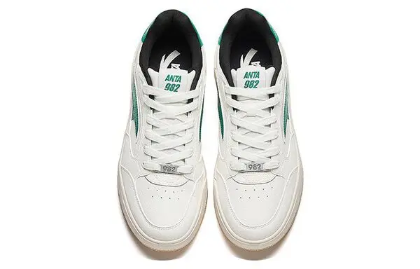 ANTA 982 Low Top Sneakers - White/green/beige