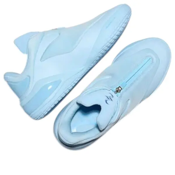 CONVERSE Monochromatic Neoprene Sneakers With Zoom Air Cushioning - Masi Blue