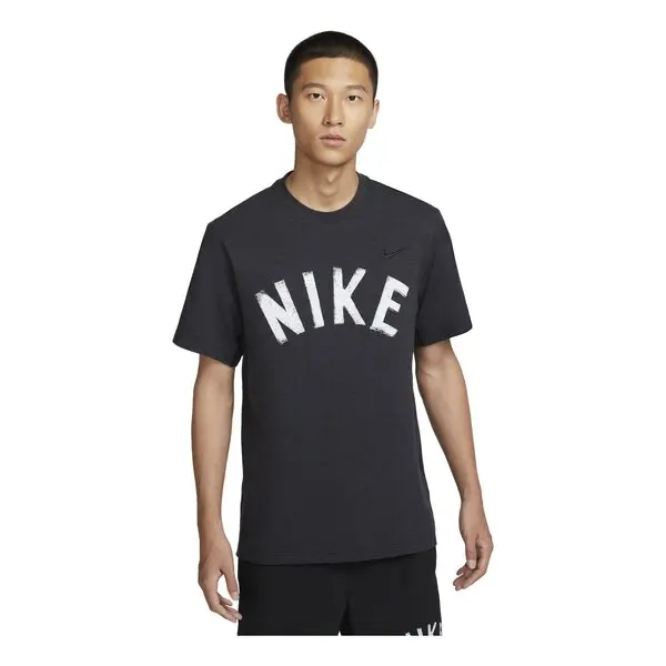 Nike Primary Swoosh Dri-fit T-shirt - Black/white