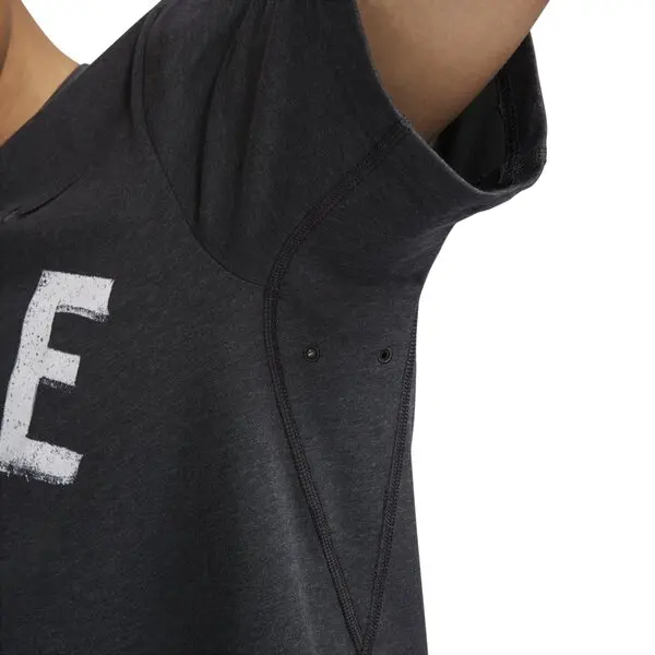 Nike Primary Swoosh Dri-fit T-shirt - Black/white