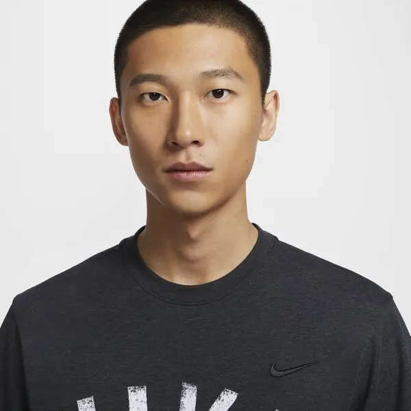 Nike Primary Swoosh Dri-fit T-shirt - Black/white