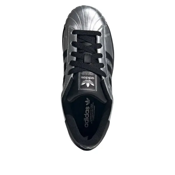Adidas Superstar Ii "silver Metallic Black
