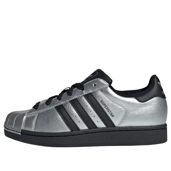 Adidas Superstar Ii "silver Metallic Black - Silver Metallic/black