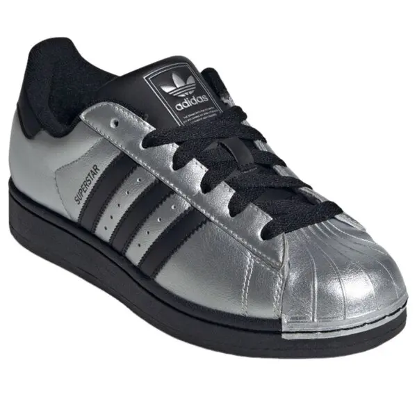 Adidas Superstar Ii "silver Metallic Black