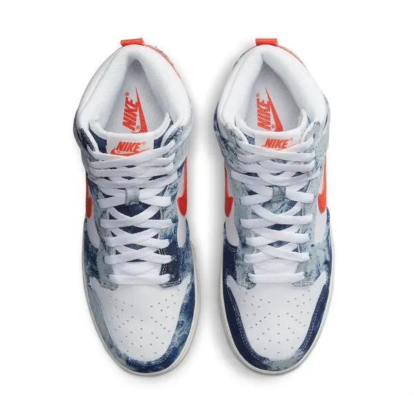 Nike Dunk High "washed Denim" Sneakers