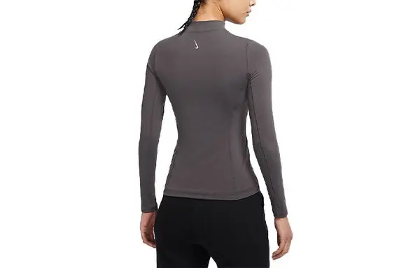 Nike Stand Collar Zip Up Jacket - Grey