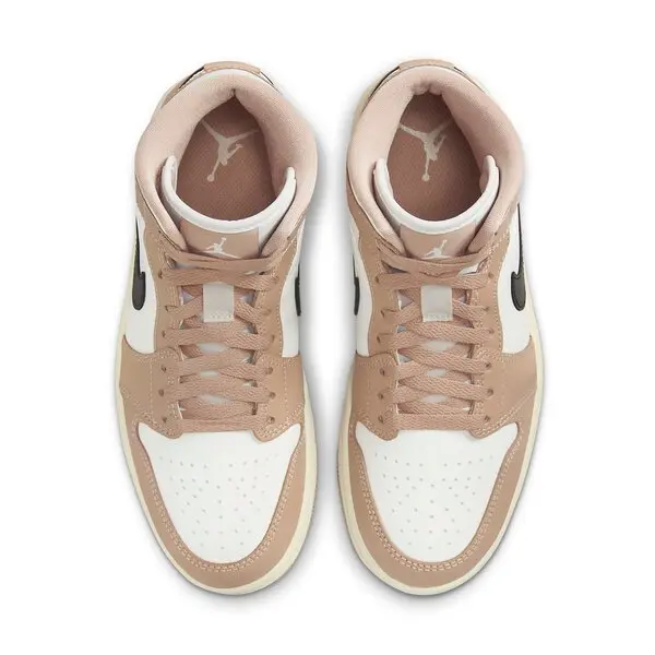 JORDAN Air 1 Mid Sneakers - Sail/black/desert