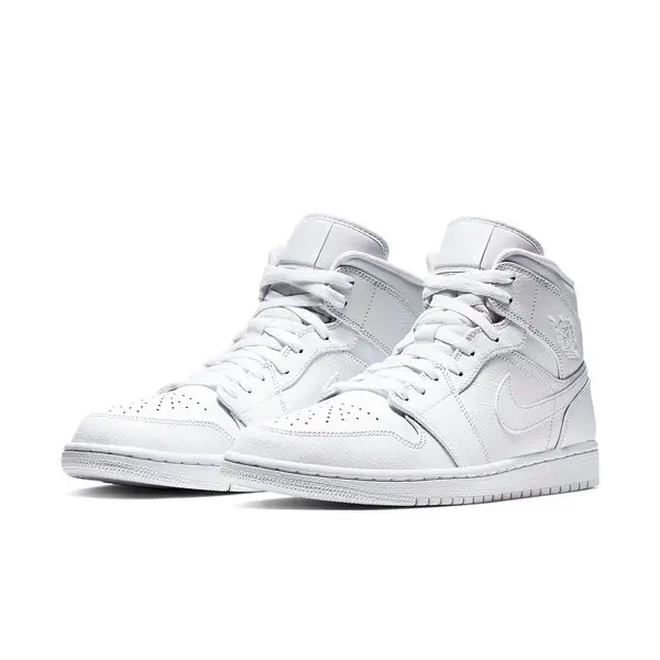 JORDAN 1 Mid Sneakers - White