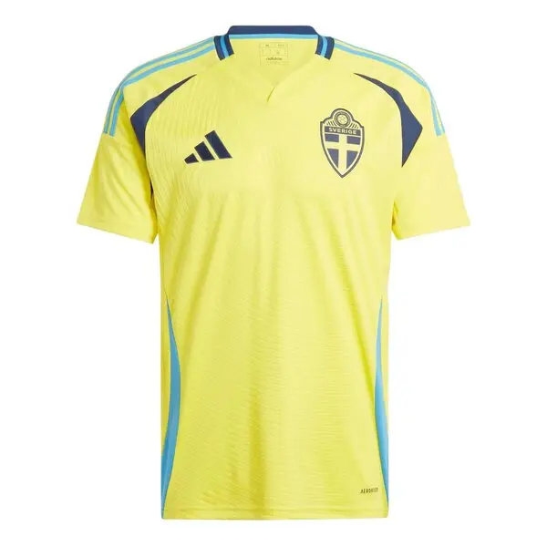 Adidas Sweden 24 Home Soccer Jersey - Bright Yellow