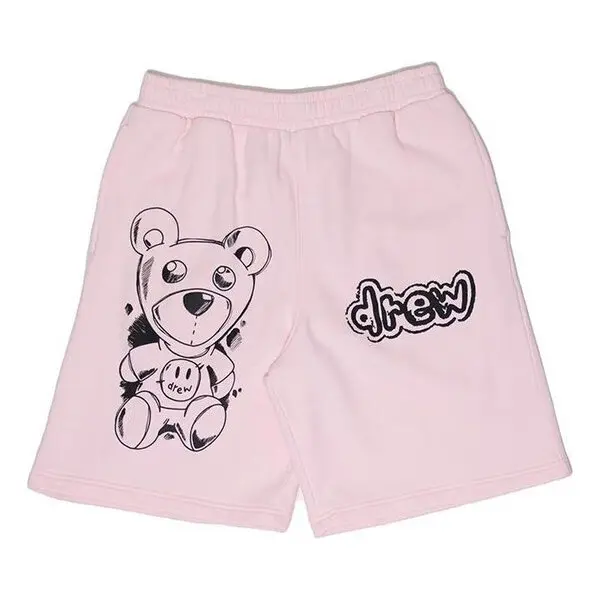 Drew House Theodore Sketch Sweat Shorts - Pink