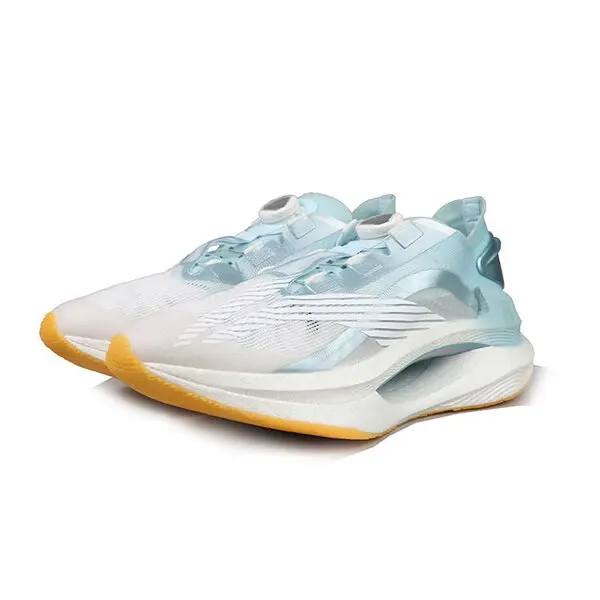 LI-NING Essential Sneakers - White/blue/yellow
