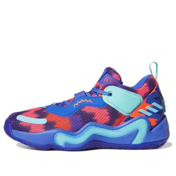 Adidas D.o.n. Issue #3 "playground Hoops Pvg" Low Top Sneakers - Blue