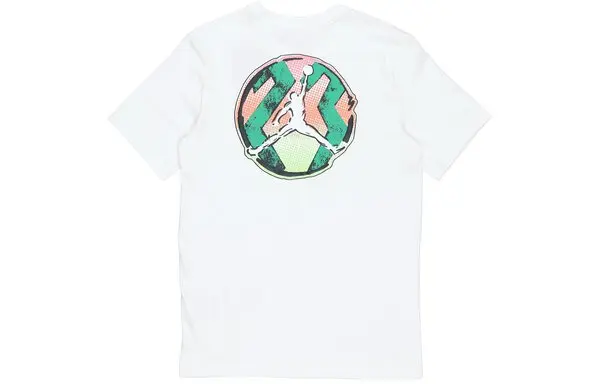 JORDAN Sport Dna Crew Neck Printed Short Sleeve - White