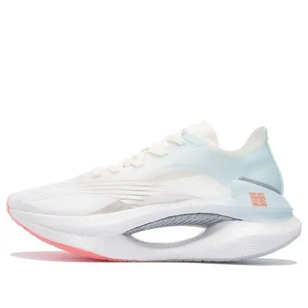 LI-NING Essential Athletic Sneakers - White/blue/orange