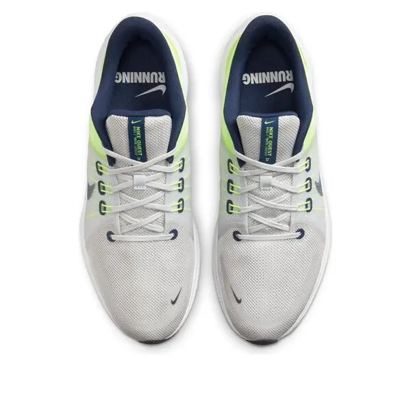 Nike Quest 4 Athletic Sneakers - Grey/green/black