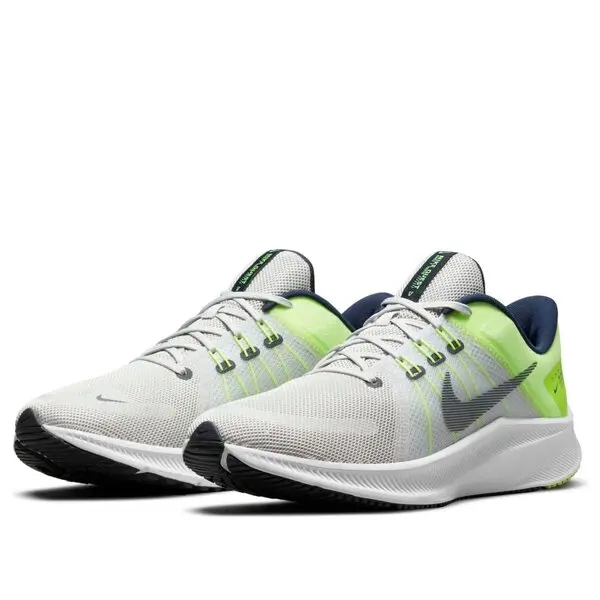 Nike Quest 4 Athletic Sneakers - Grey/green/black