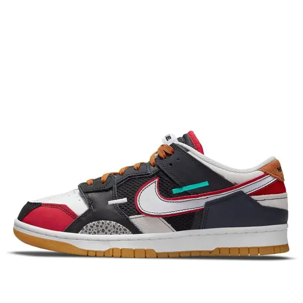 Nike Dunk Low Scrap Premium - Black/white/red