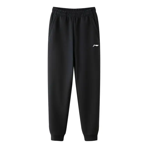 LI-NING Logo Joggers Sweatpants - Black