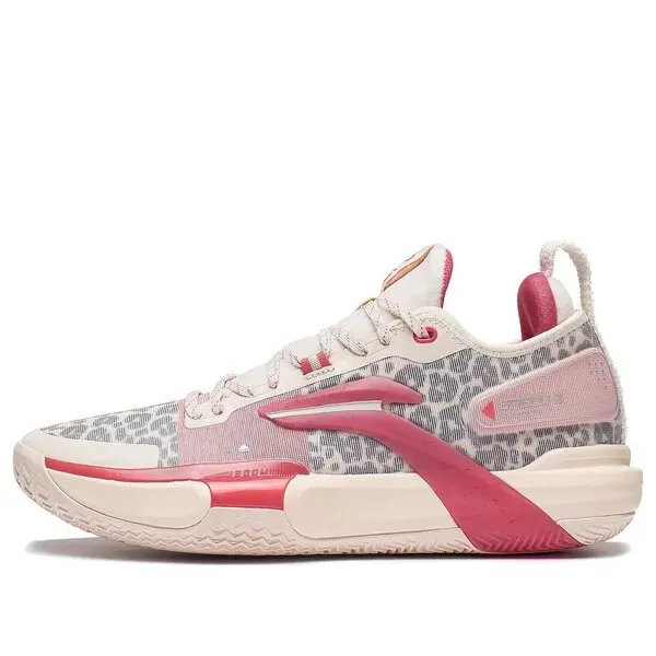 LI-NING Speed Premium Leopard Print Lace-up Sneakers