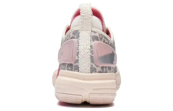 LI-NING Speed Premium Leopard Print Lace-up Sneakers