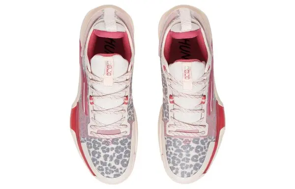 LI-NING Speed Premium Leopard Print Lace-up Sneakers