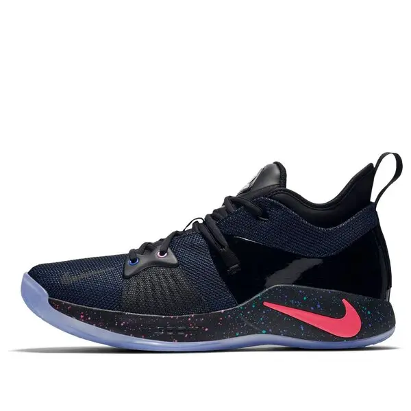 Nike Playstation X Pg 2 Ep "black Racer Blue" Sneakers - Black/multi Color