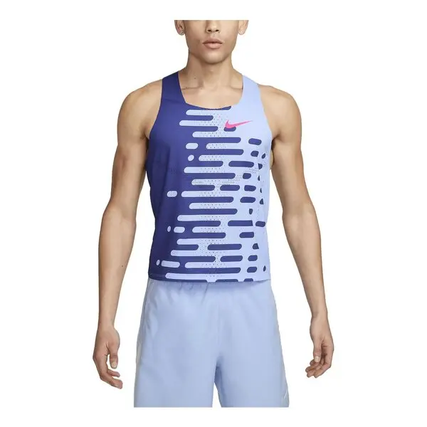 Nike Aeroswift Running Singlet - Purple/multi-color
