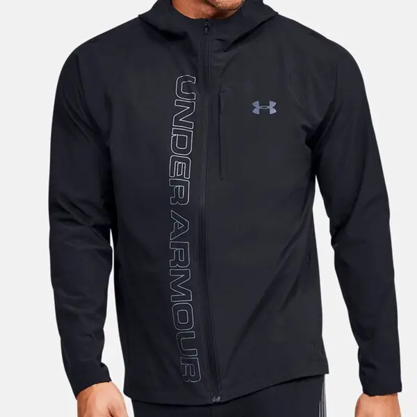 Under Armour Qualifier Jacket With Hood - Black