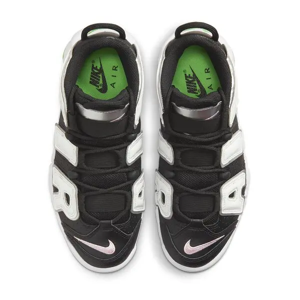 Nike More Uptempo High Top Sneakers - Black/metallic Silver
