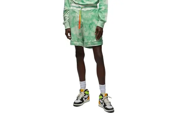 JORDAN J Balvin Tie-dye Terry Shorts