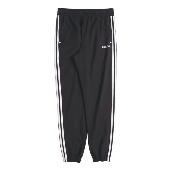 Adidas Neo M Ce 3s Wv Tp Side Stripe Casual Sports Bundle Feet Long Pants - Black
