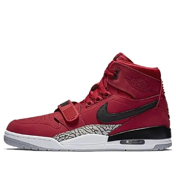 JORDAN Air Legacy 312 Toro High Top Sneakers - Varsity Red/black-white