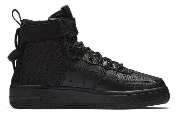Nike Sf Air Force 1 Mid Sneakers - Black