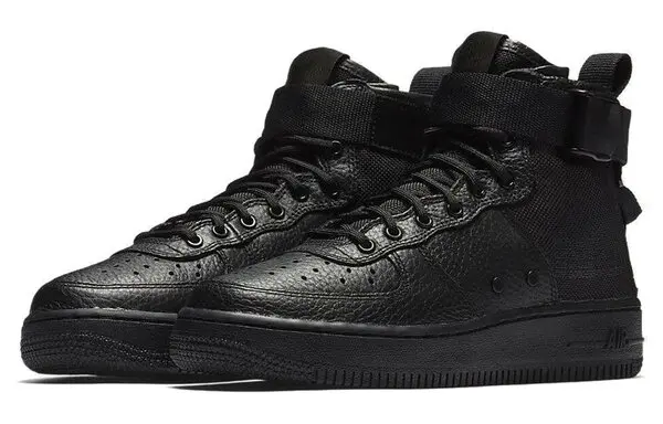 Nike Sf Air Force 1 Mid Sneakers - Black
