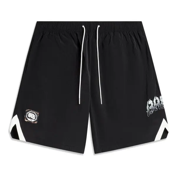 LI-NING Badfive Dry Freeze Shorts - Black/white