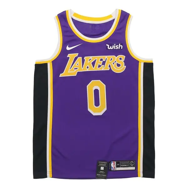 Nike Nba Basketball Sports Jersey Limited Sw Fan Edition Los Angeles Lakers Kuzma 0 - Purple