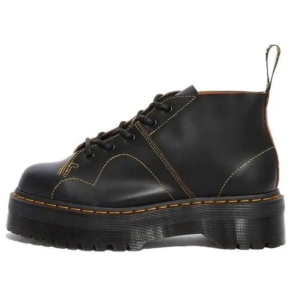 Dr. Martens Church Platform Monkey Boots - Black
