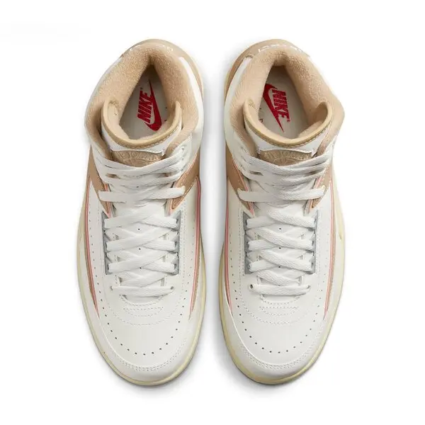 JORDAN Air 2 Retro "craft" High Top Sneakers - Sail